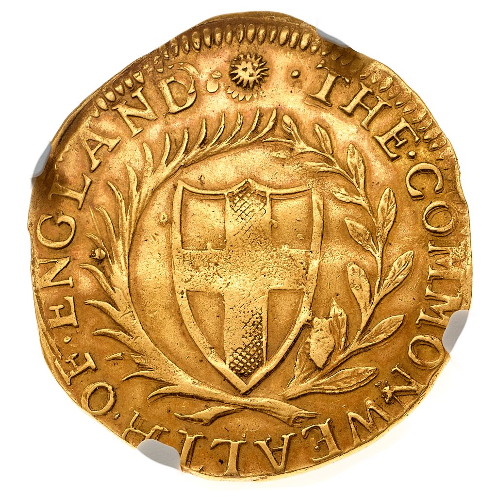 Commonwealth (1649-1660) - Gold Unite of 20 Shilling 1653, mint mark ...